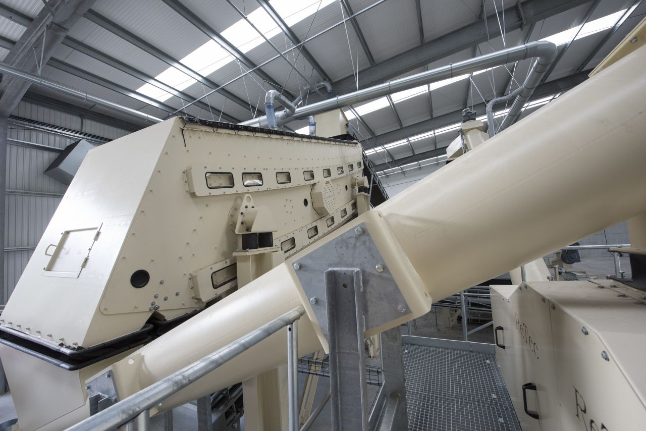 Gips recycling anlæg i verdensklasse fra ReTec Miljø